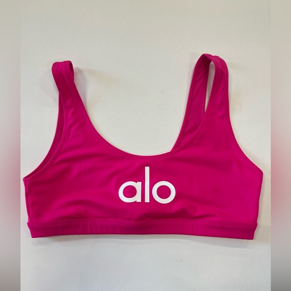 ALO Yoga | Tops | Alo Ambient Logo Sports Bra | Poshmark